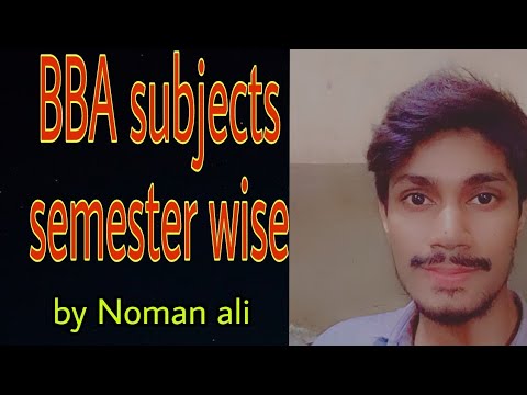bba subjects in Pakistan//bba subjects details//bba subjects in first year