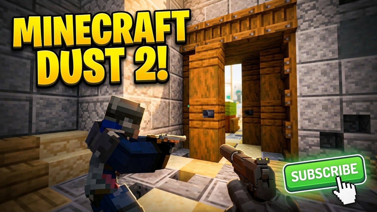 CS2 Custom Maps - Minecraft Dust 2 Showcase & Download