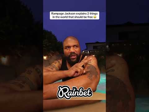 Rampage Jackson explains 2 things in the world that should be free 😂 #rampagejackson #ufc #mma