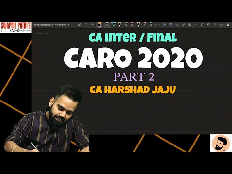 #2 Companies Auditor’s Report Order, 2020 || CARO 2020 || COMPLETE EXPLAINATION || CA INTER / FINAL