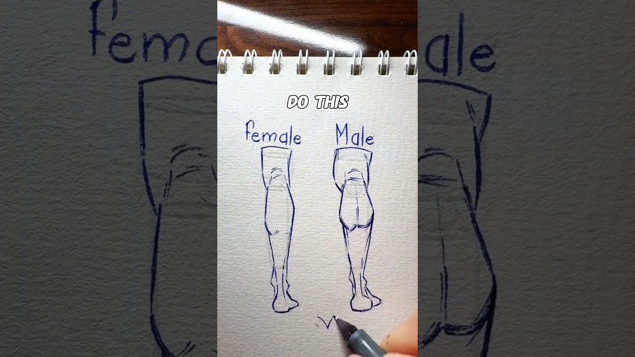 ✨Legs drawing tutorial EasyPeasy✨ #howtodraw