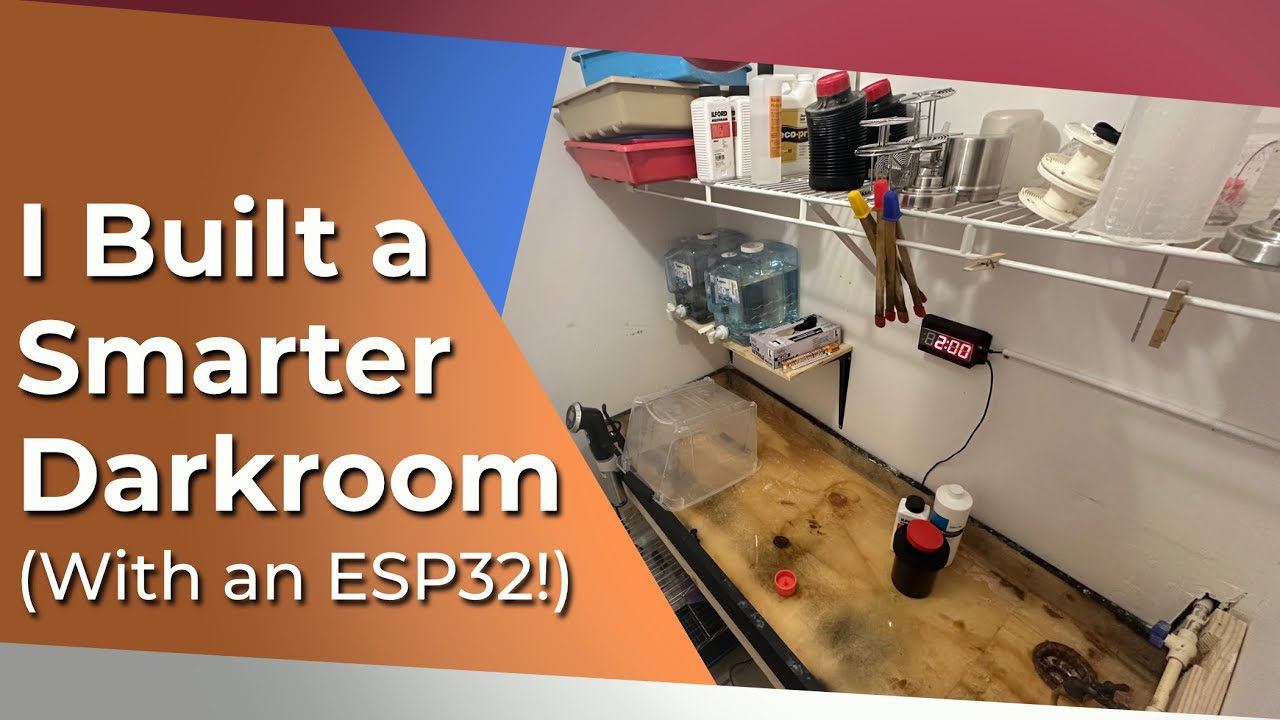 I Built the Ultimate Darkroom Timer (and Finally Finished My Dream Film Space)