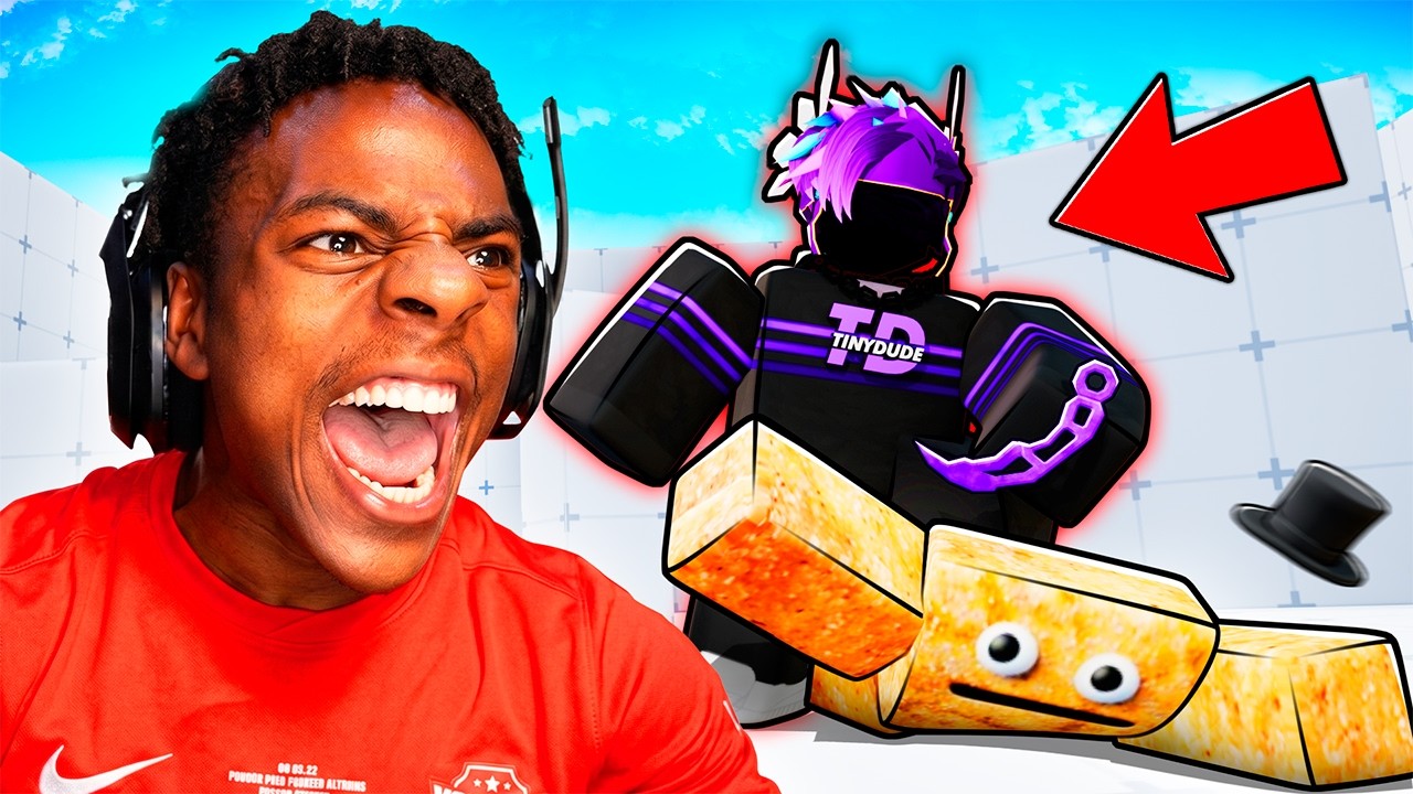 Trolling ISHOWSPEED until he RAGE QUITS.. (Roblox Rivals)