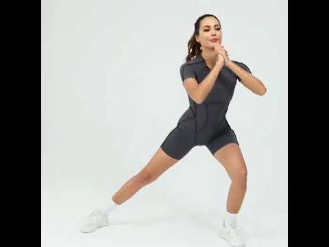 Short Jumpsuit Gym Clothes For Women Sportswear Fitness Overalls