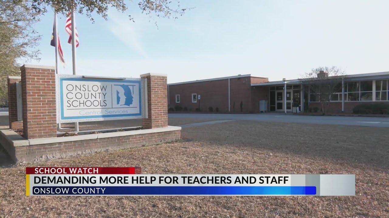 Onslow County educators submit three demands to school board