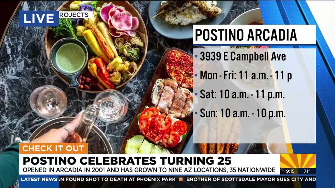 Postino celebrates 25 years at original Arcadia location in Phoenix