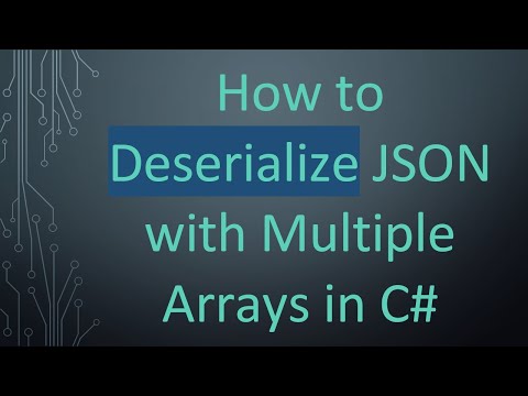 How to Deserialize JSON with Multiple Arrays in C#