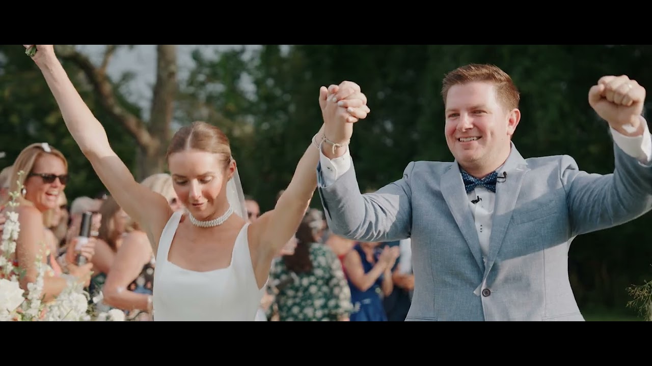 Wedding highlight video for Emily and Jake  by video editing team E.V.Editor