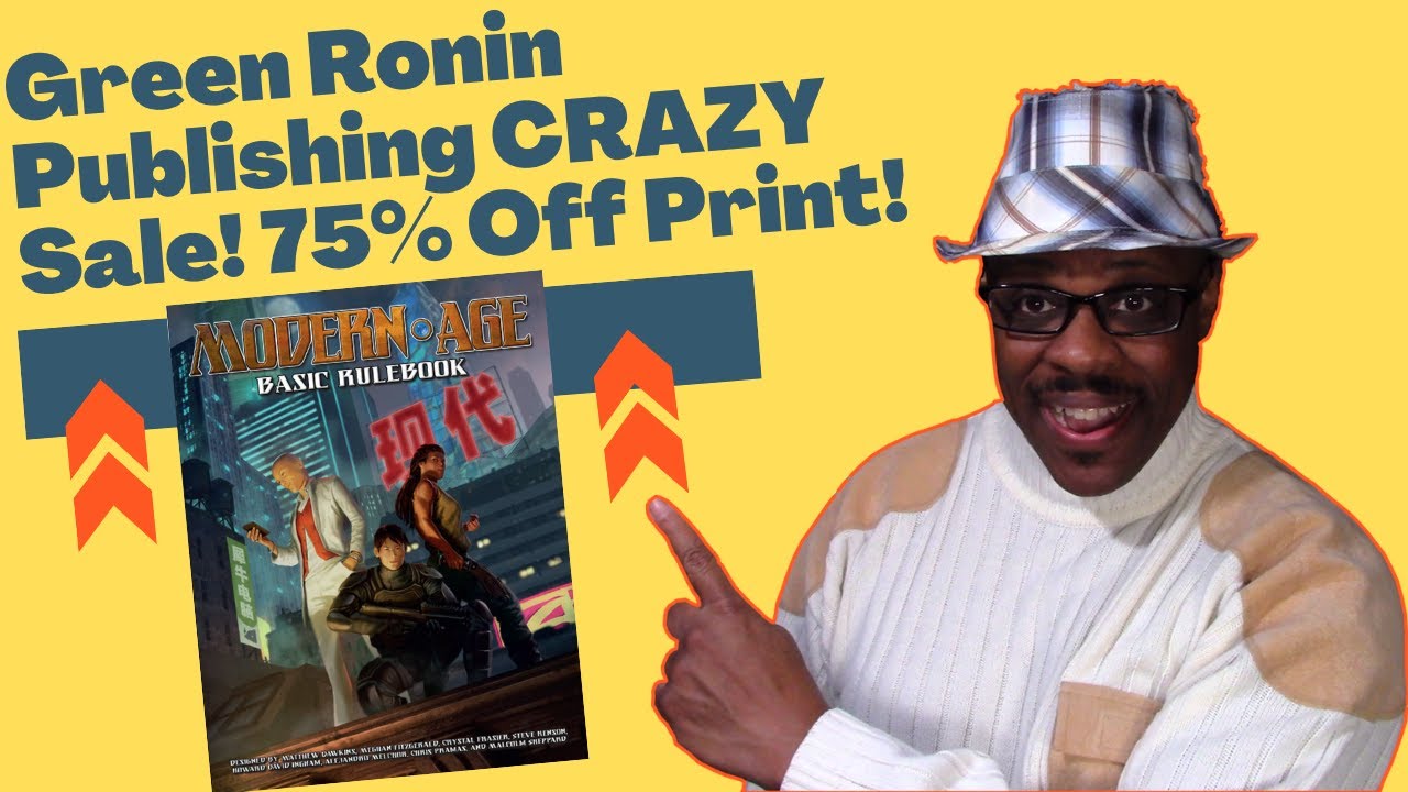 Modern Age Tabletop RPG - Green Ronin Publishing 75% Off Sale!