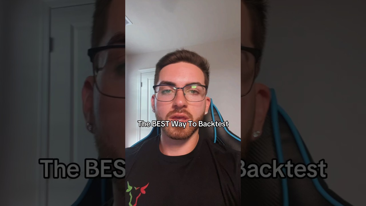 The BEST Way To Start Backtesting #trading #stocks #stocktrading #stockmarket #gme #shorts