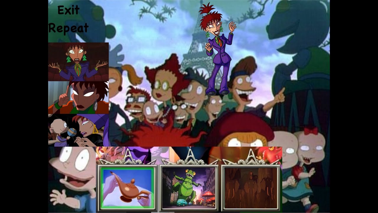 Rugrats In Paris The Movie Wheel Of Misfortune Villains Game Coco LaBouche