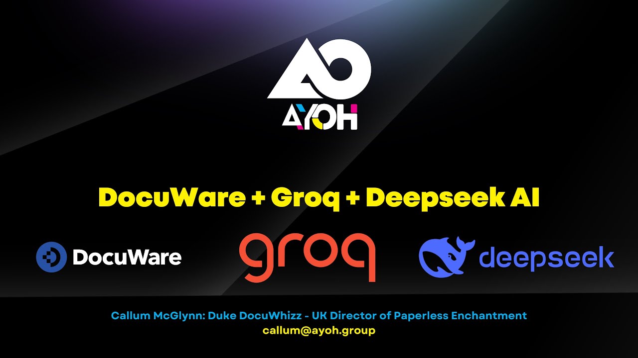 Connect DocuWare to Deepseek R1 (Via Groq) in minutes