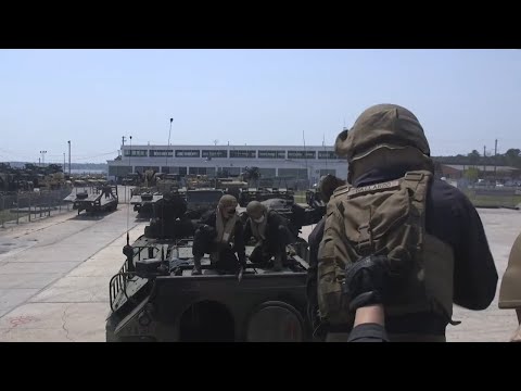 U.S. Marines with Alpha Company, 2d Assault Amphibian (AA) Battalion, AAV Egress Training Broll