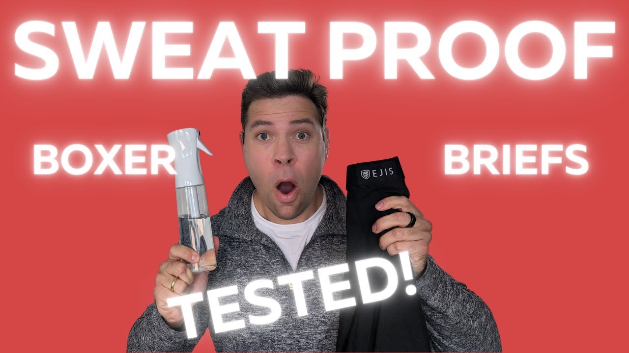 I soaked these Ejis sweat proof boxer briefs so your pants can stay dry