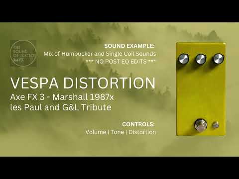 The Sound of Justice FX | Vespa Distortion Army Green (Visual | Reverb