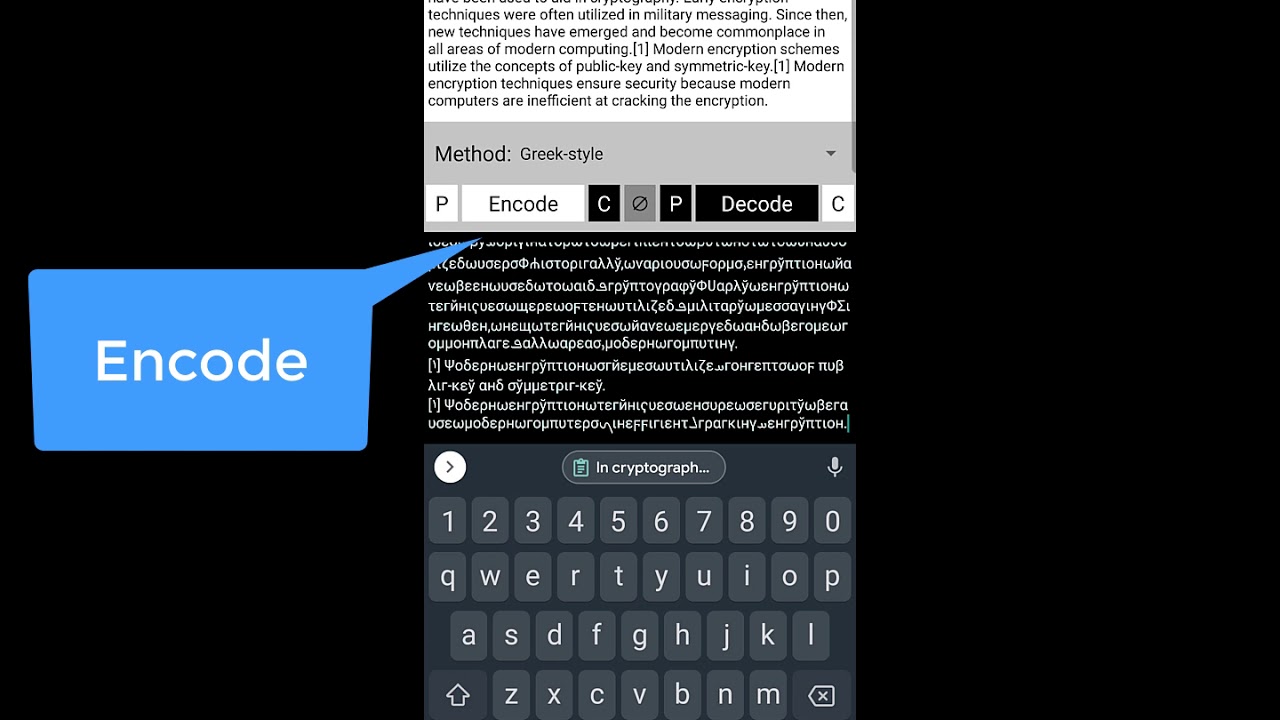 Encoda (Demo) : How to use (in 40 sec) - Tool for Text Encode - Encryption