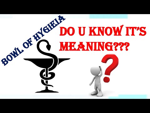 MEANING OF PHARMACY SYMBOL - BOWL OF HYGIEIA