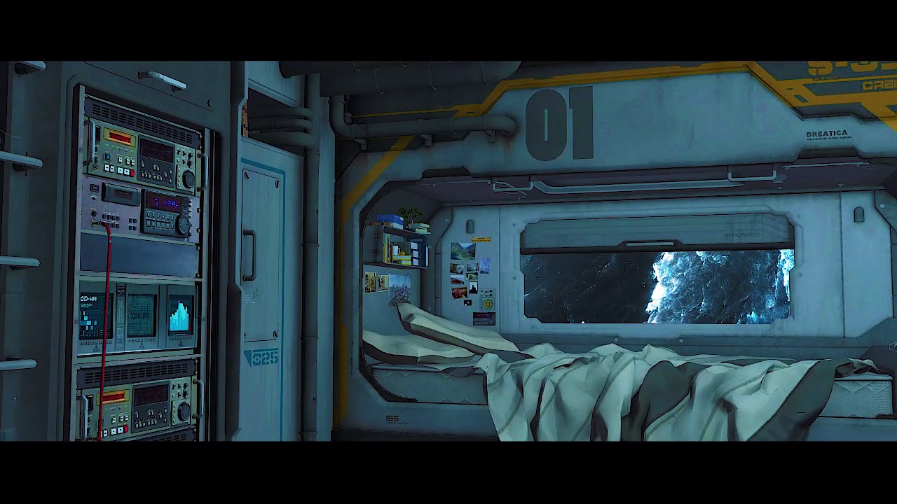 SCI-FI BEDROOM ELEMENT 3D MODEL