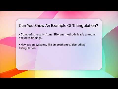 Can You Show An Example Of Triangulation? - The Documentary Reel
