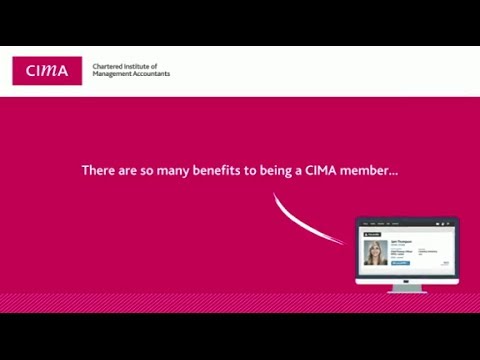 Benefits of being a CIMA member: re-register today