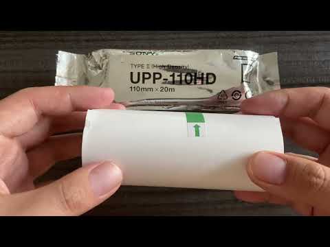 Sony UPP-110HD High Density Thermal Paper | Ultrasound Thermal Printer Paper | 110mm x 20m Size