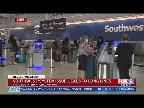 Southwest Issue Leads To Long Lines At Airport