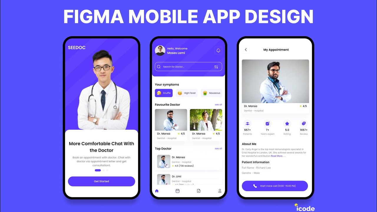 Figma Mobile App Design Tutorial | Figma Tutorial 2024