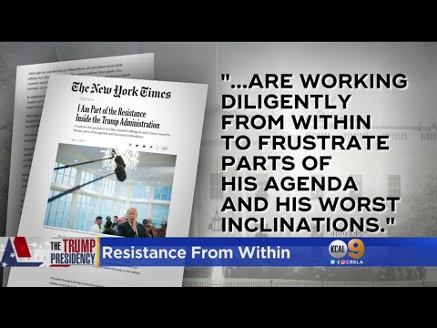 Trump Decries 'Gutless' New York Times Op-Ed By Unnamed Senior Administration Official