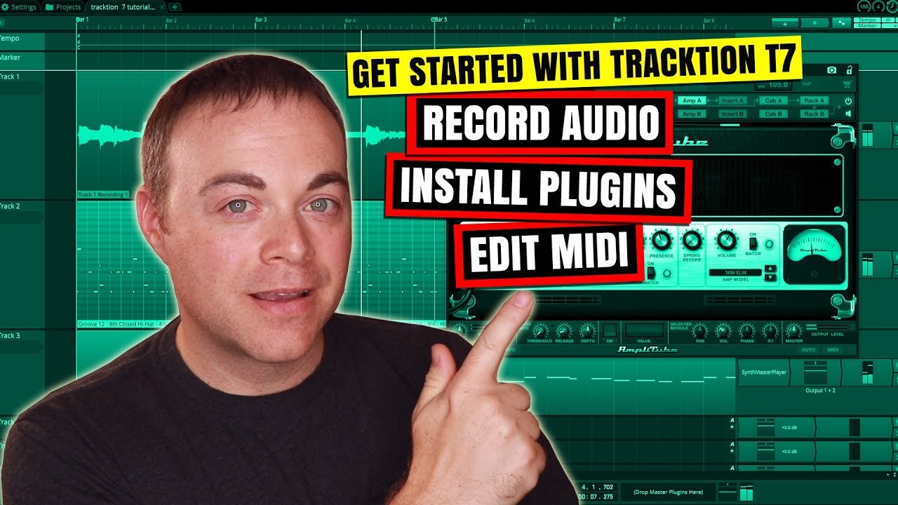 Tracktion 7 Tutorial - How to Start Making Music