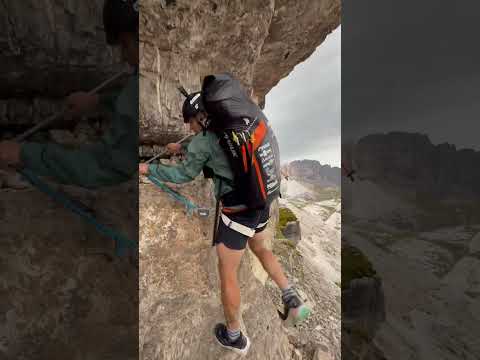 This is what it means to race against more than just time. ๐ฎโ๐จ #hiking #viaferrata #climbing #race