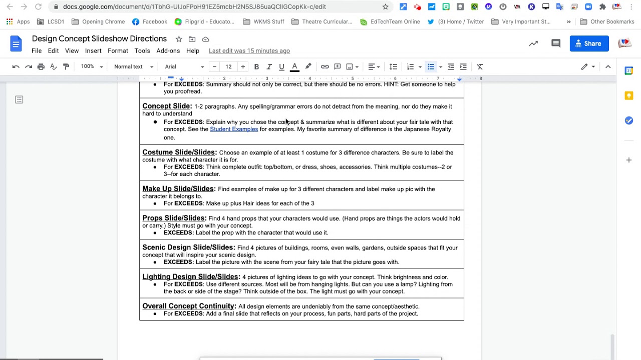 Concept Design Rubric Explanation