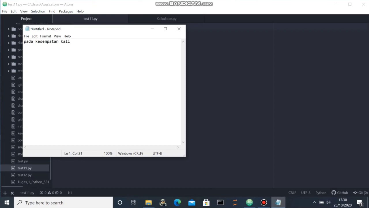 Membuat kalkulator sederhana dengan python