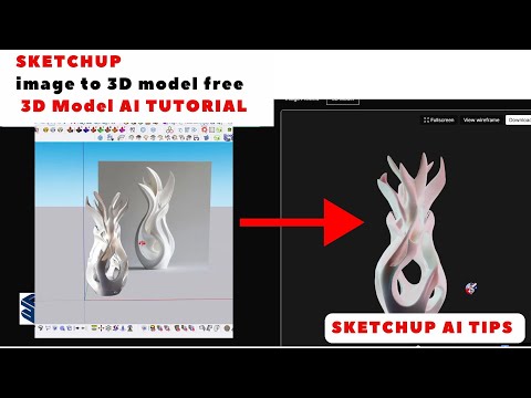 how to create sketchup 3D model from Image using AI / Sketchup AI 3D model