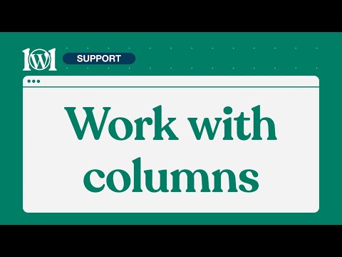 Columns block – WordPress.com Support