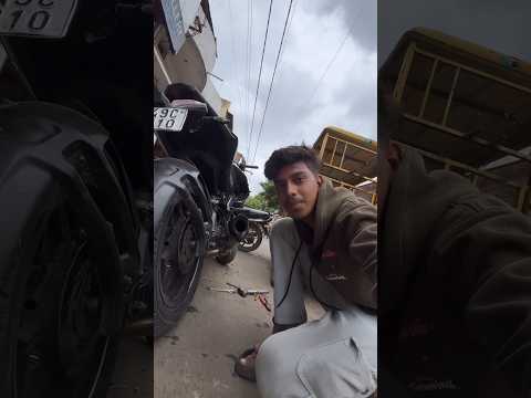 Exhaust Fitting On Rs200 ๐ ll MiniVlog vlog-7 #ashortday #vlog #minivolgs #shorts #viral #exhaust
