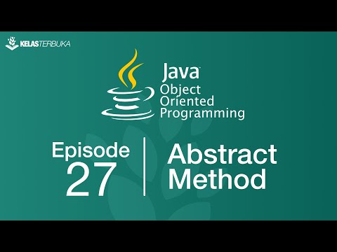 Learn Belajar Java OOP 27 Abstract Method - Mind Luster