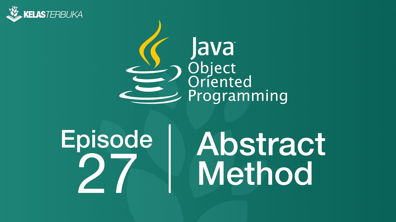 Learn Java [OOP] - 27 - Abstract Method