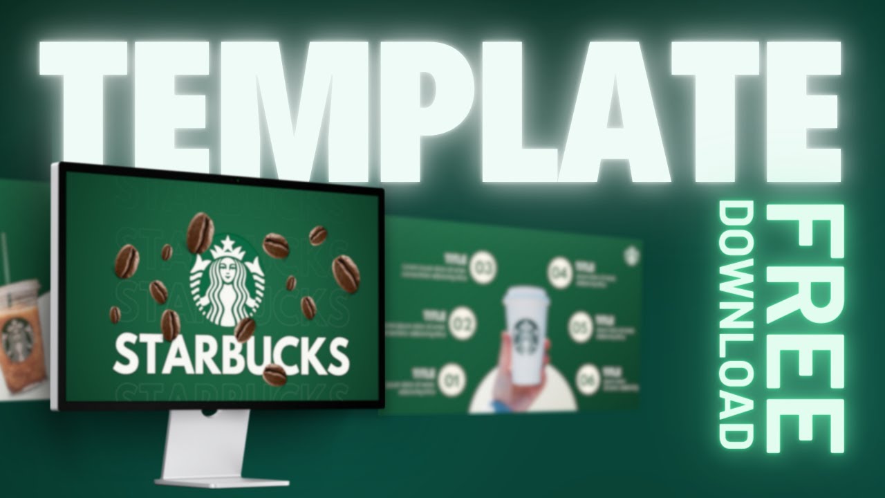 Free 🎁 Starbucks  Inspired☕ PowerPoint Template