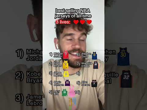 What are the best selling NBA jerseys? Top 10 ranking 🏆