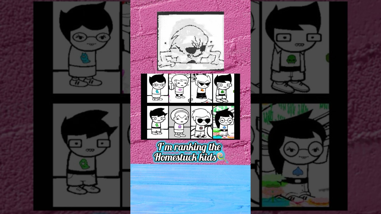 Ranking the Homestuck Kids | #homestuck #fandom #ranking #tierlist #fan #ranked #comic #literature