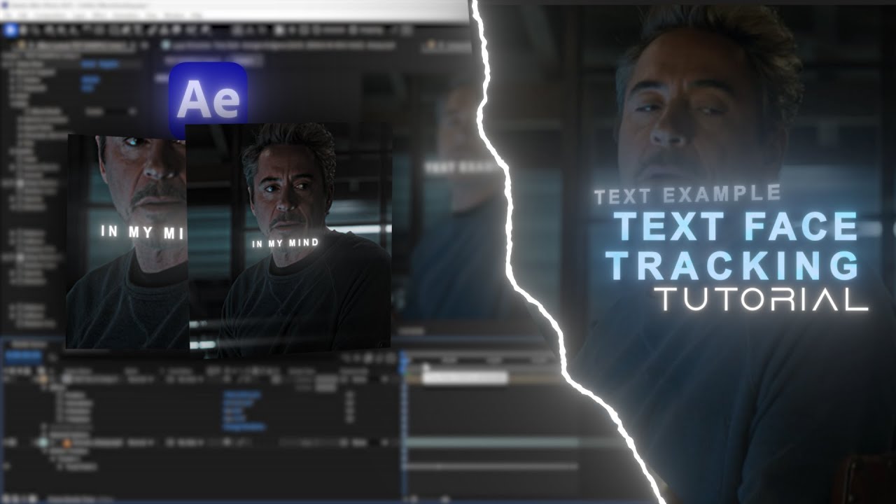 Text Face Tracking Tutorial | After effects tutorial