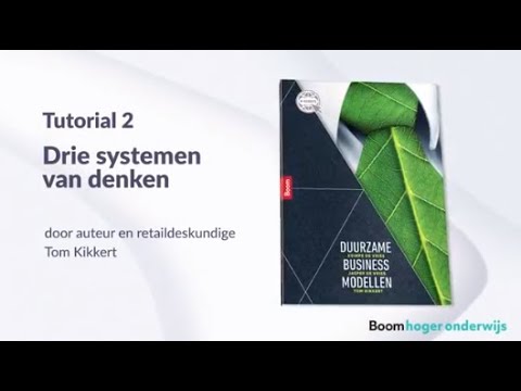 Tutorial Boom | Drie systemen van denken | Tom Kikkert
