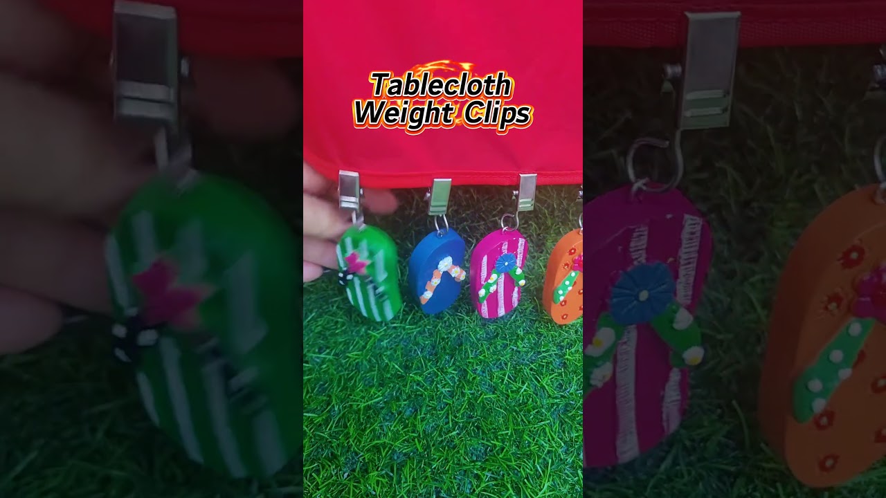Tablecloth Weight Clips for handmade #factory #resinphotoframe #resinart #resin #tableware #kitchen