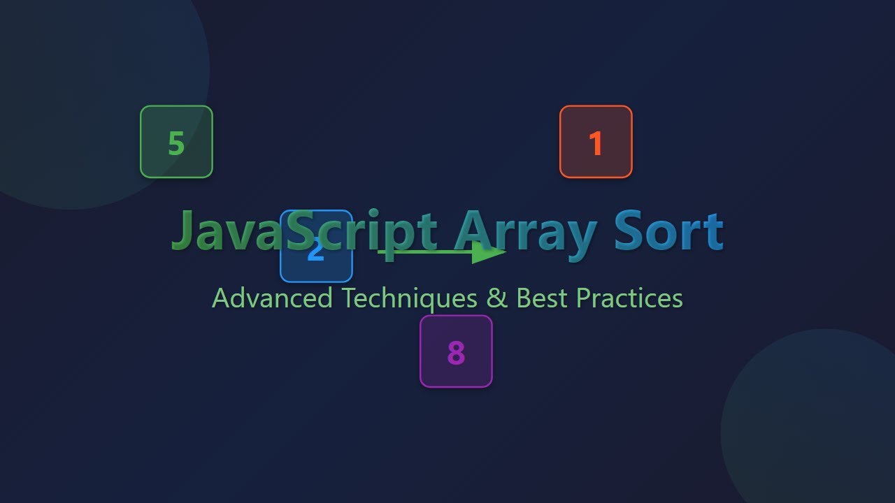 Master JavaScript Array Sorting: In-Depth Guide with Examples & Optimization