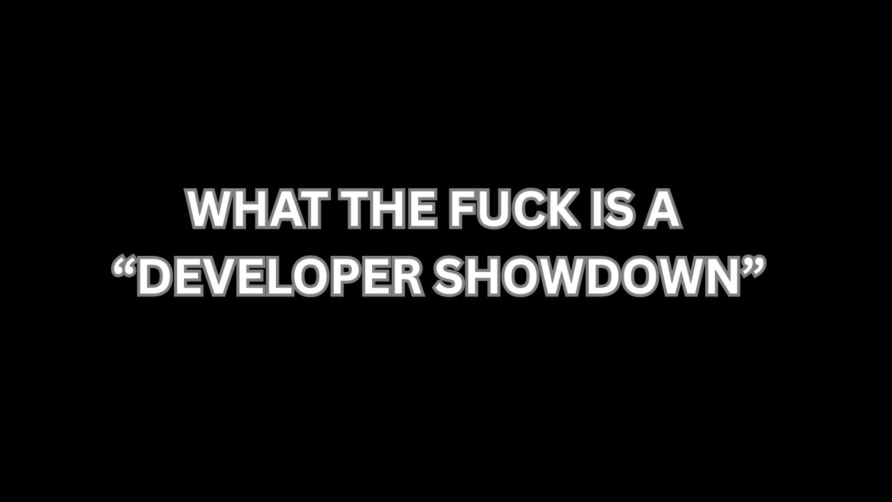 A Powerpoint about Developer Showdown Sekkai Sekkai Party