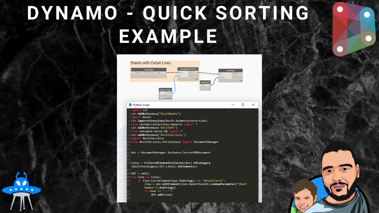 Dynamo | Quick Sorting Example | Copy and Paste
