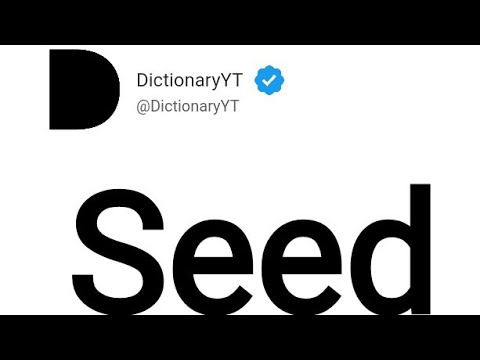 Seed Meaning in English