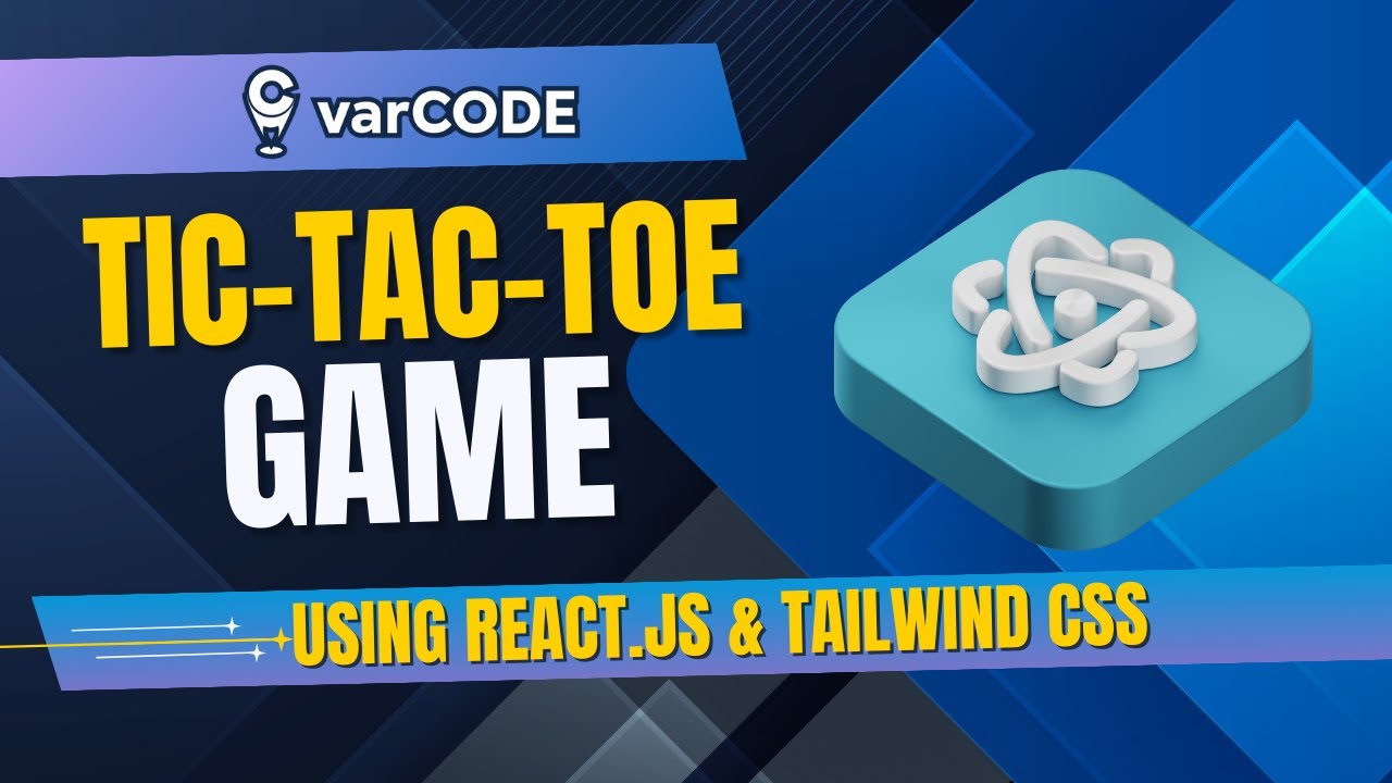 Build a Tic-Tac-Toe Game with ReactJS & Tailwind CSS | Step-by-Step Tutorial