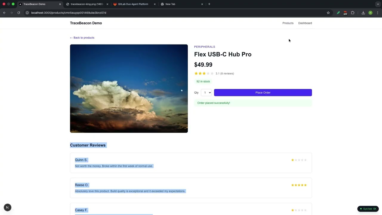 TraceBeacon - Gitlab Ai Agent