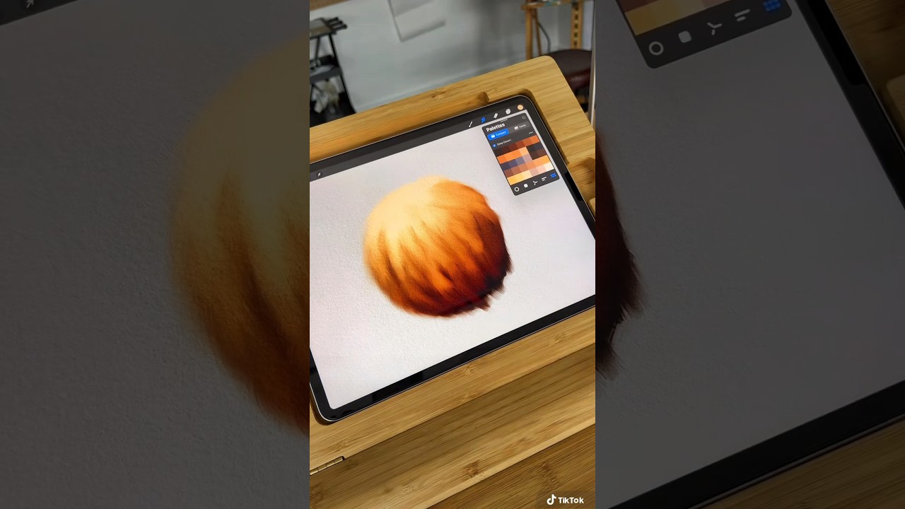 How to paint fur in Procreate #bestprocreatebrushes #procreatetutorial